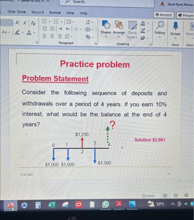 Solved Practice problem Problem Statement Consider the | Chegg.com