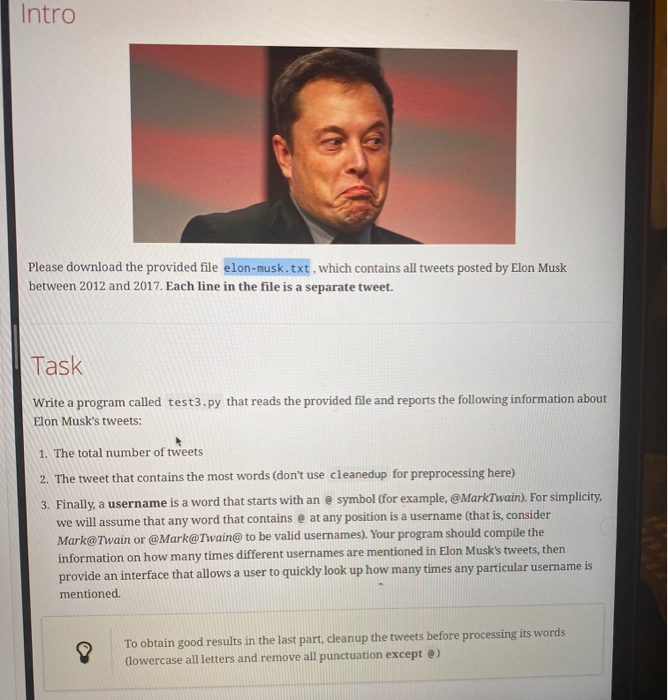 Solved Intro Please download the provided file | Chegg.com
