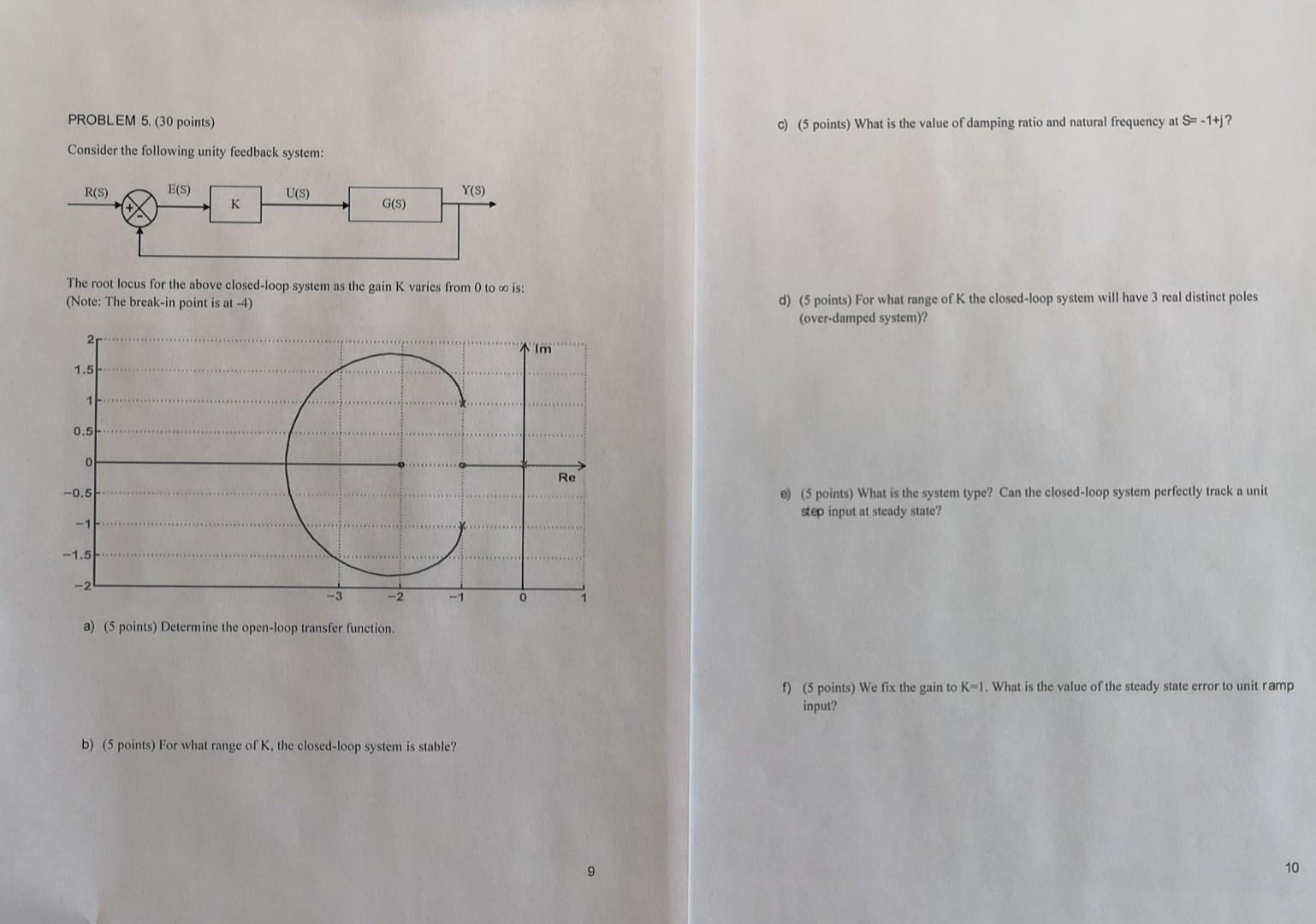 Solved PROBLEM 5. ( 30 points) c) (5 points) What is the | Chegg.com