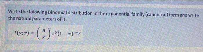 Solved Write the folowing Binomial distribution in the | Chegg.com