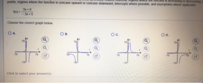 Solved Graph the function, considering the domain, critical | Chegg.com
