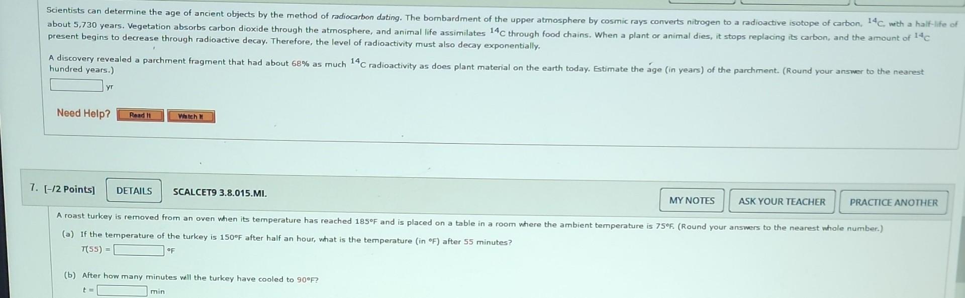 Solved Will rate! Hi, I need help solving these problems. I | Chegg.com