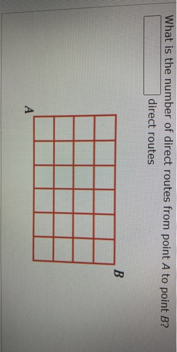 Solved What is the number of direct routes from point A to | Chegg.com