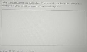 Solved Using complete sentences, explain two 2reascns wtry | Chegg.com