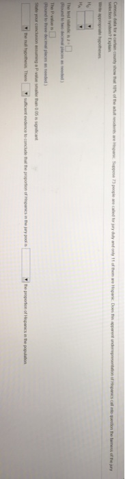 Solved Foroach of the given situations, define the parameter | Chegg.com