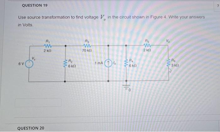 Solved Find the voltage V1. Write your answers in Volts. | Chegg.com