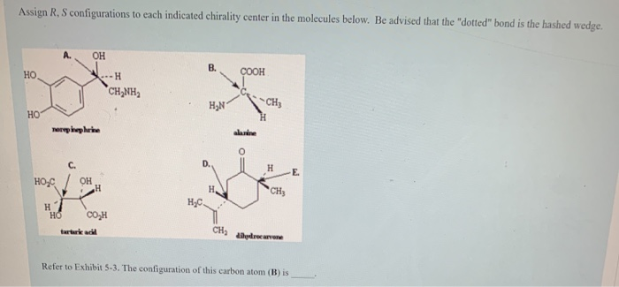 Solved Assign R. S configurations to each indicated | Chegg.com