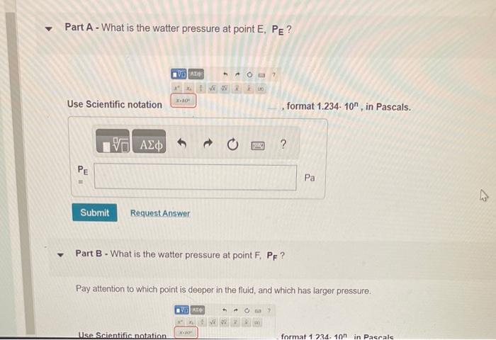 Solved Learning Goal: Pressure vs Depth in a fluid The | Chegg.com