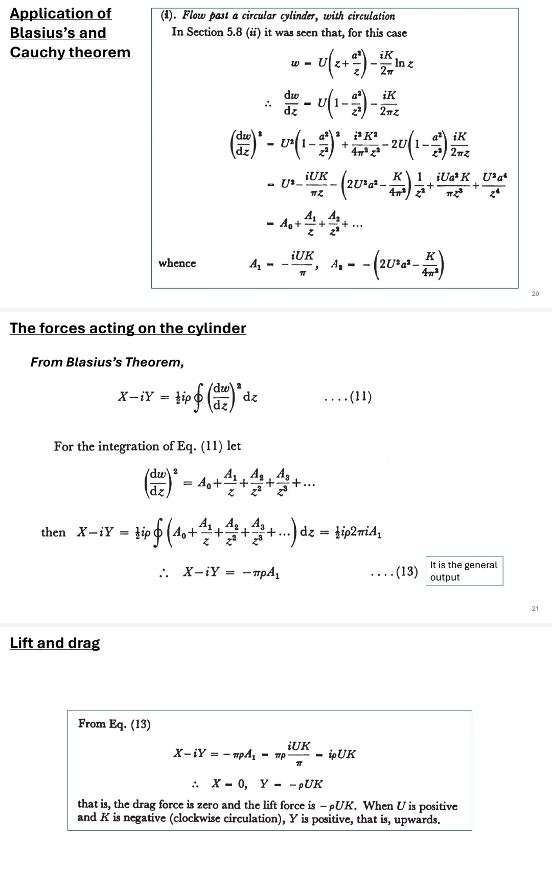 Solved explainn the given topicApplication of Blasius's and | Chegg.com