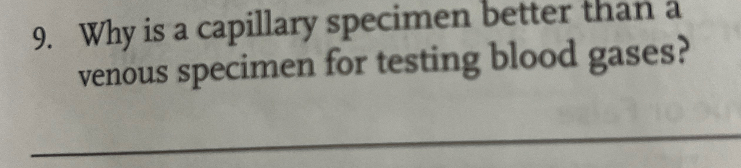 Solved Why is a capillary specimen better than a venous | Chegg.com