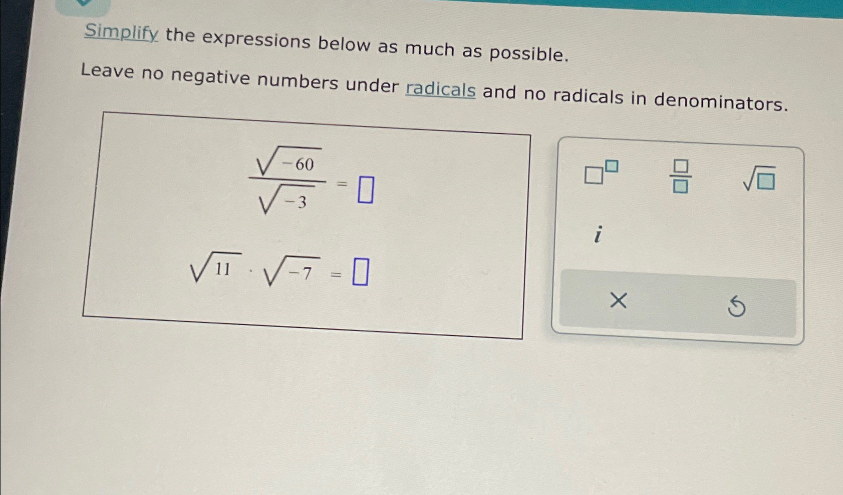 Solved Simplify the expressions below as much as | Chegg.com