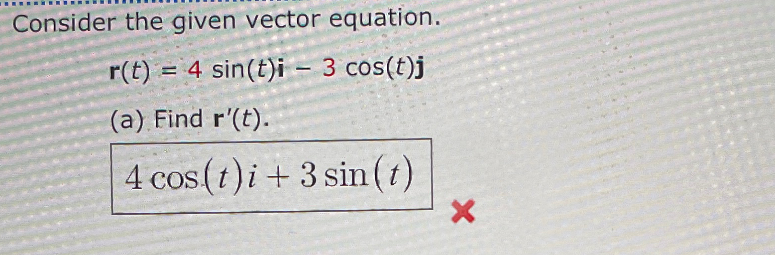 Solved Consider the given vector | Chegg.com