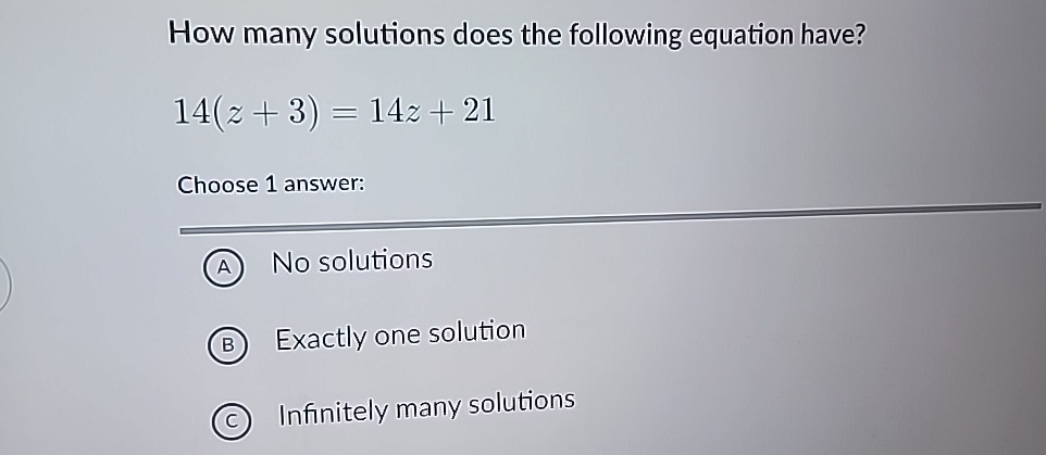 Solved How many solutions does the following equation | Chegg.com