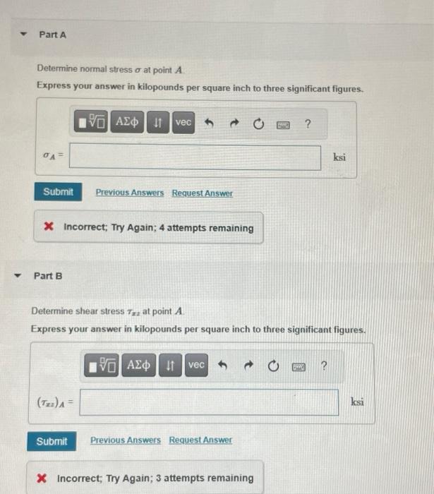 Solved The 1.19-in.-diameter rod in (Figure 1) is subjected | Chegg.com