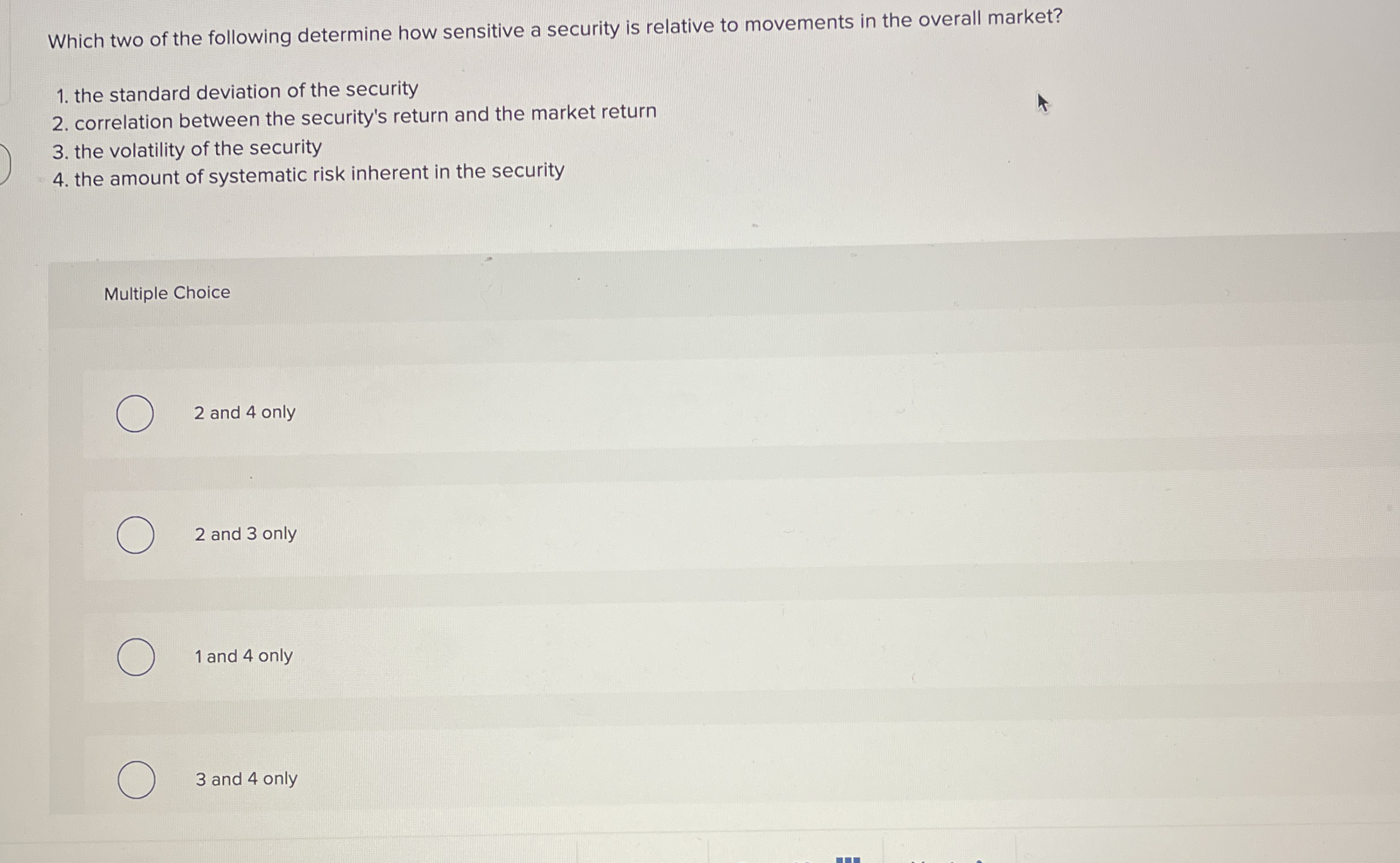 Solved Which two of the following determine how sensitive a | Chegg.com