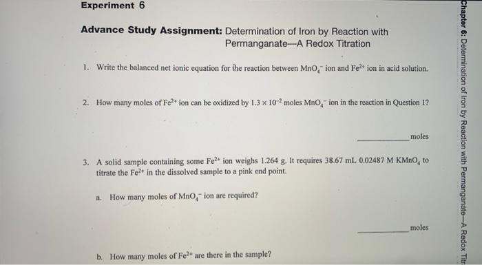 [Solved]: Experiment 6 Advance Study Assignment: Determinat