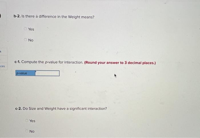 Solved Consider the following sample data for a two-factor | Chegg.com