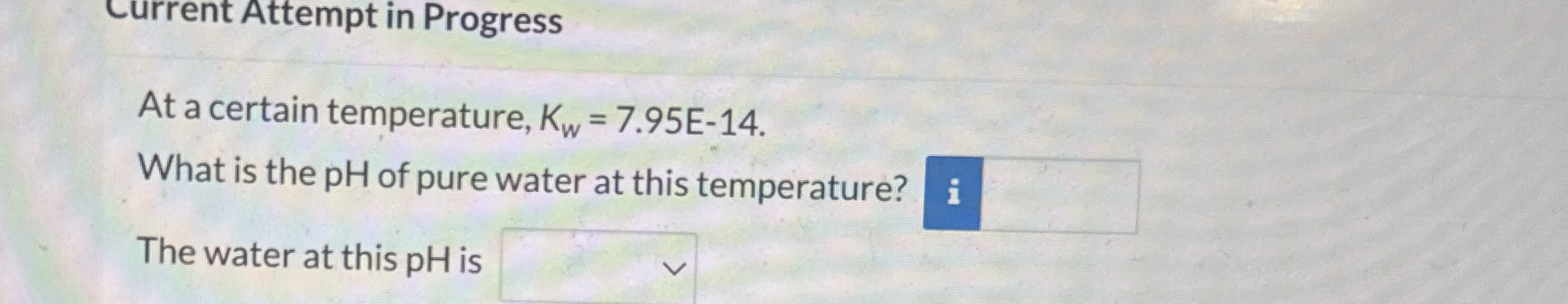 Solved Current Attempt in ProgressAt a certain temperature, | Chegg.com