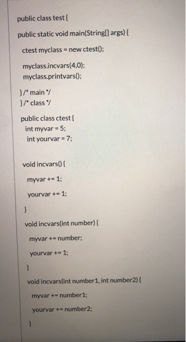 Solved public class test public static void main(String[] | Chegg.com