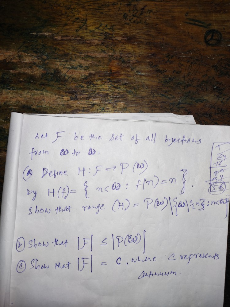 Solved here,w is the ordinal omega and n is any ordinal less | Chegg.com