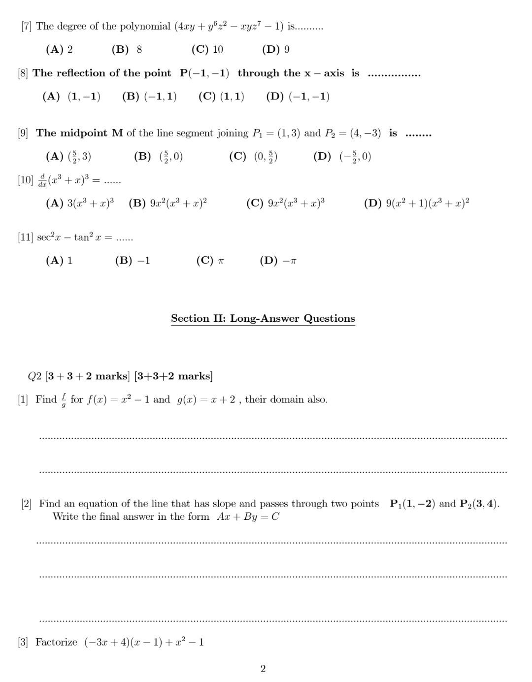 Solved I want to answer every question with an explanation | Chegg.com