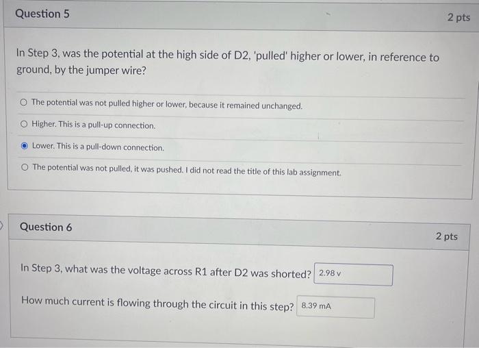 Solved Add a jumper wire to the circuit, in parallel with | Chegg.com