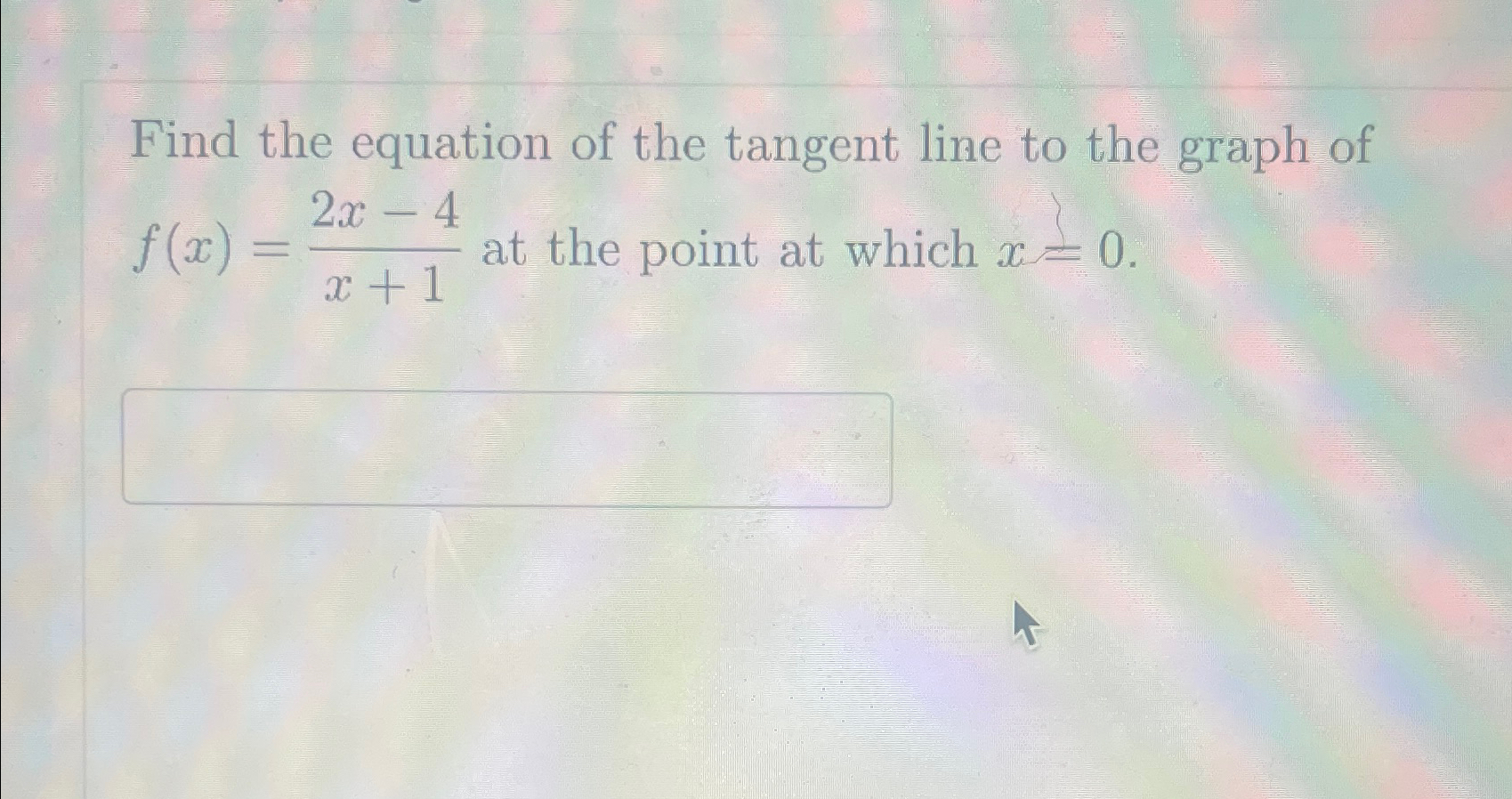 Solved Find the equation of the tangent line to the graph of | Chegg.com