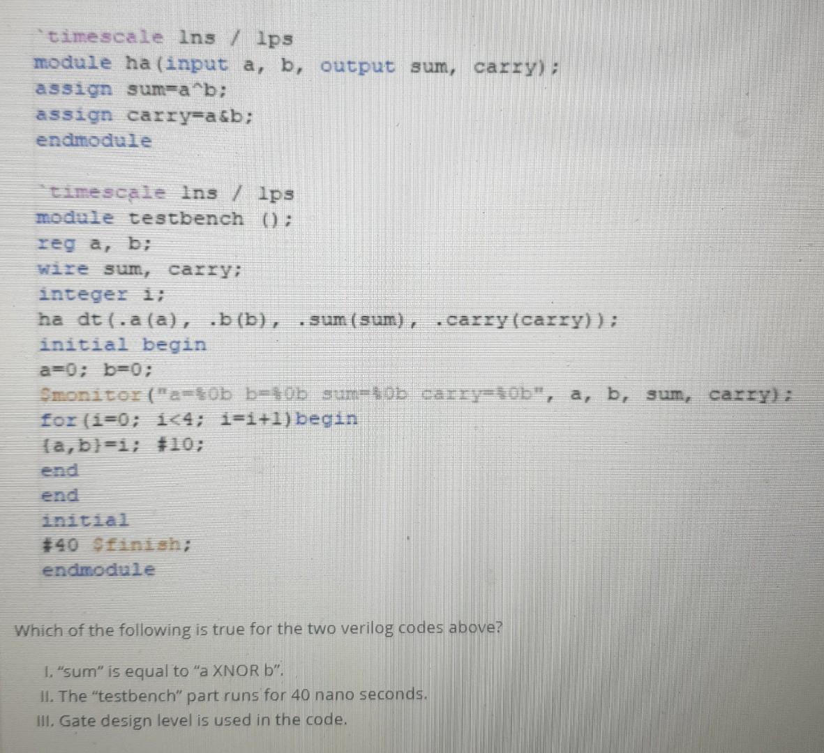 Solved timescale lns / lps module ha (input a, b, output | Chegg.com