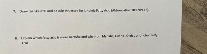 Solved 7. Draw the Skeletal and Kekule structure for | Chegg.com