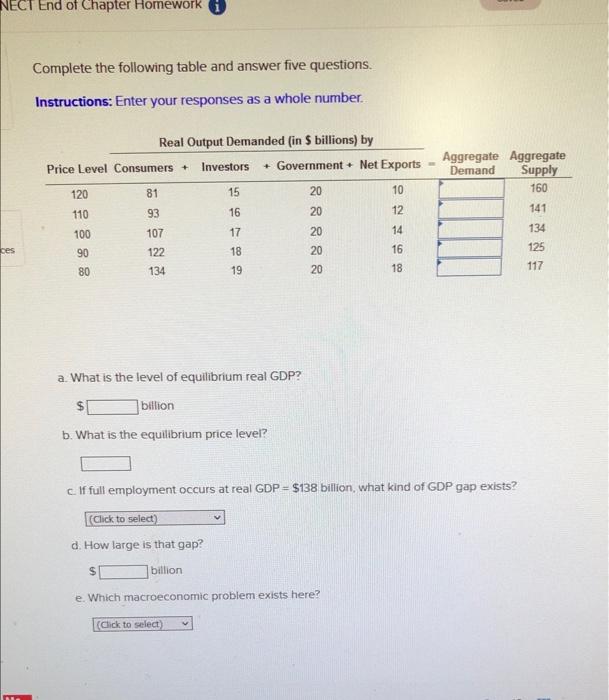 Solved NECT End of Chapter Homework Complete the following | Chegg.com Solved NECT End of Chapter Homework Complete the following | Chegg.com