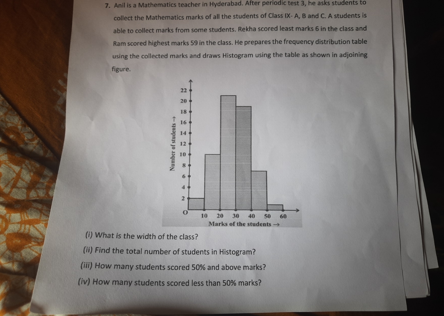 Solved Anil is a Mathematics teacher in Hyderabad. After | Chegg.com