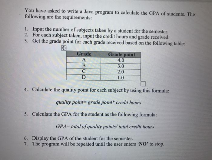 Solved You have asked to write a Java program to calculate | Chegg.com