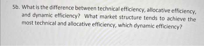 Solved 5b. What is the difference between technical | Chegg.com