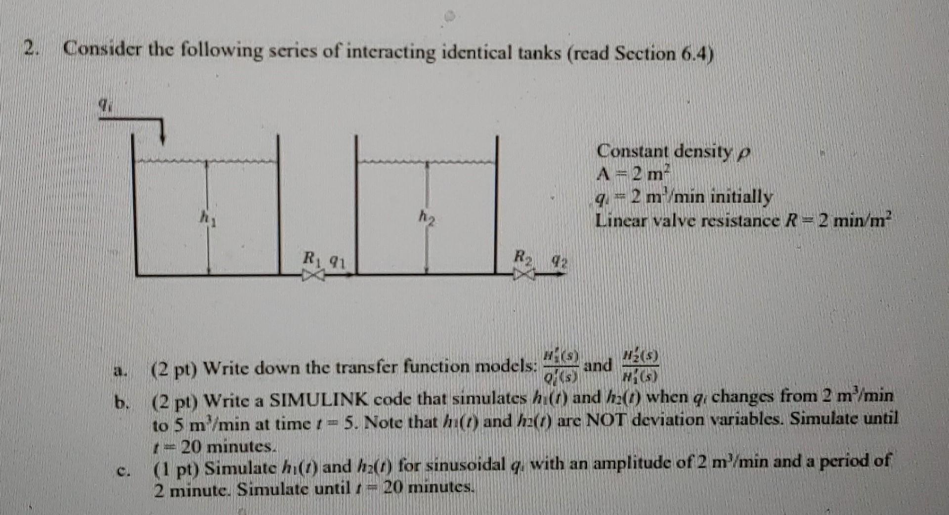 Solved Consider the following series of interacting | Chegg.com