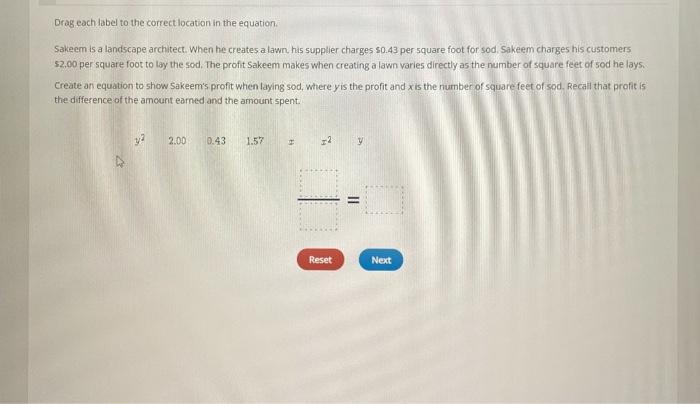 Solved Drag each label to the correct location in the | Chegg.com
