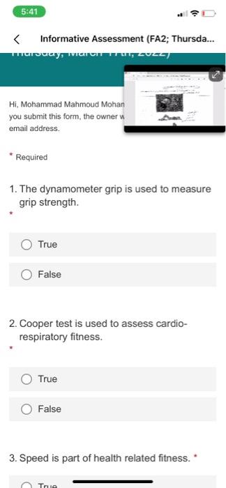 Solved 5:41 Informative Assessment (FA2; Thursda... TursuGY, | Chegg.com