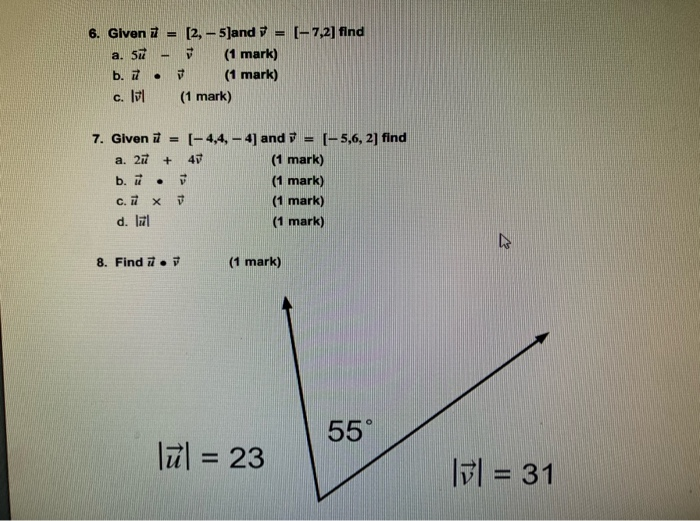 Solved 1. Classify each quantity as a vector or a scalar. (5 | Chegg.com
