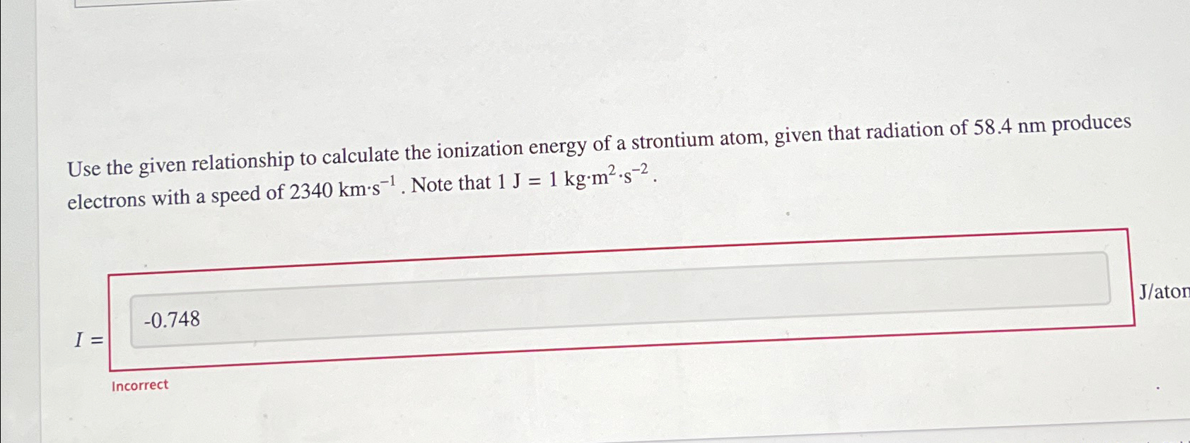 Solved Use the given relationship to calculate the | Chegg.com