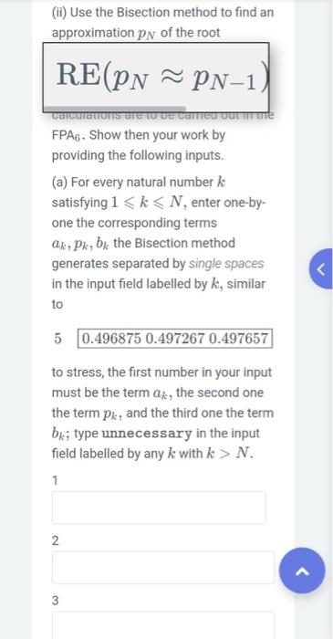 Solved (Bisection Method). Consider the function 1 f(x) = x | Chegg.com
