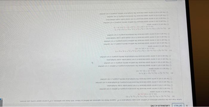 Solved ther than use the standard definitions of addition | Chegg.com