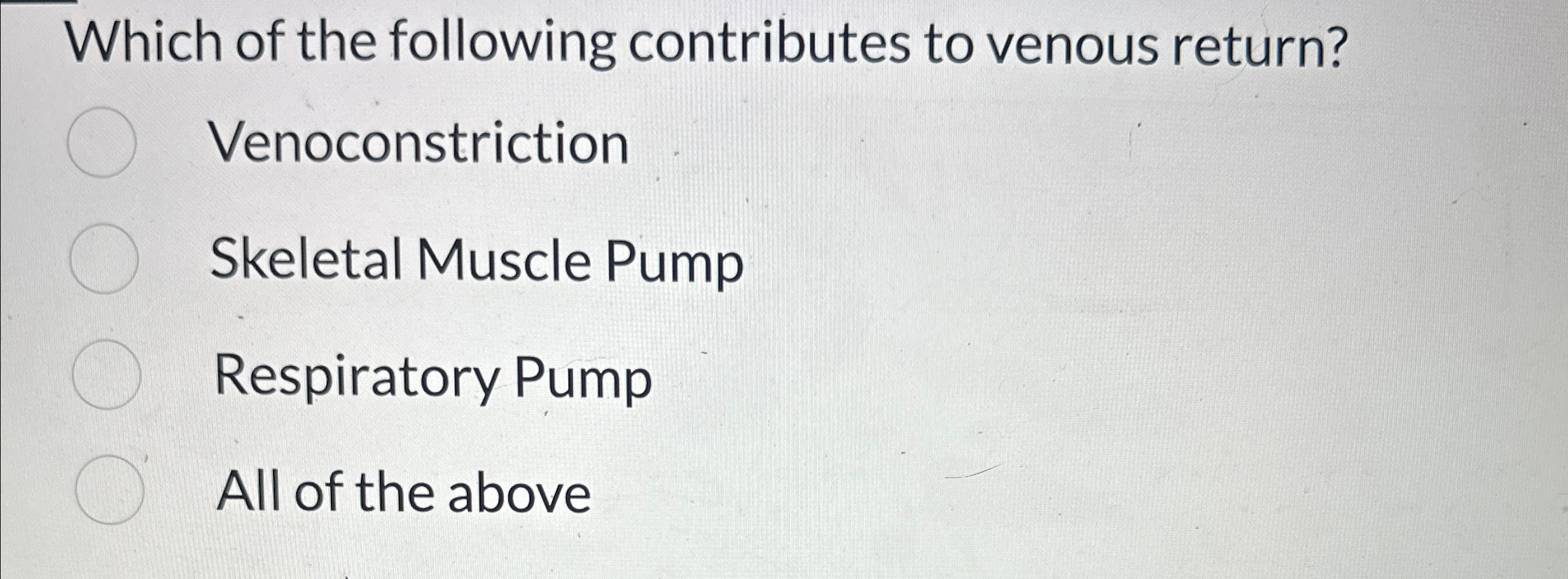 Solved Which of the following contributes to venous | Chegg.com Solved Which of the following contributes to venous | Chegg.com