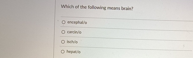 Solved Which of the following means | Chegg.com