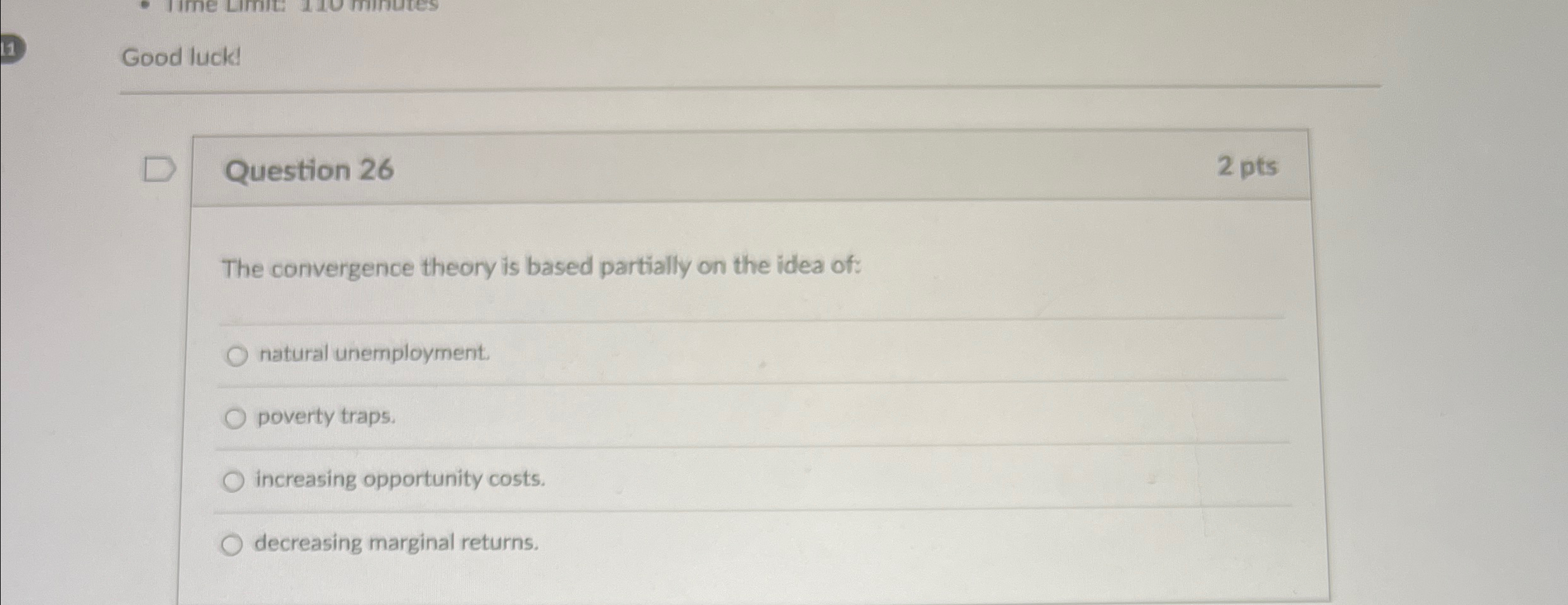 Solved Good luckQuestion 262 ﻿ptsThe convergence theory is | Chegg.com
