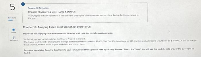 Solved Chapter_10_Applying_Excel_Student_Form-1.xIsx File | Chegg.com