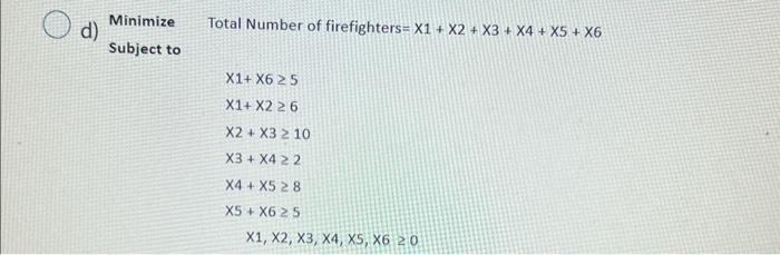 Solved In a fire department unit in Halifax, firefighters | Chegg.com