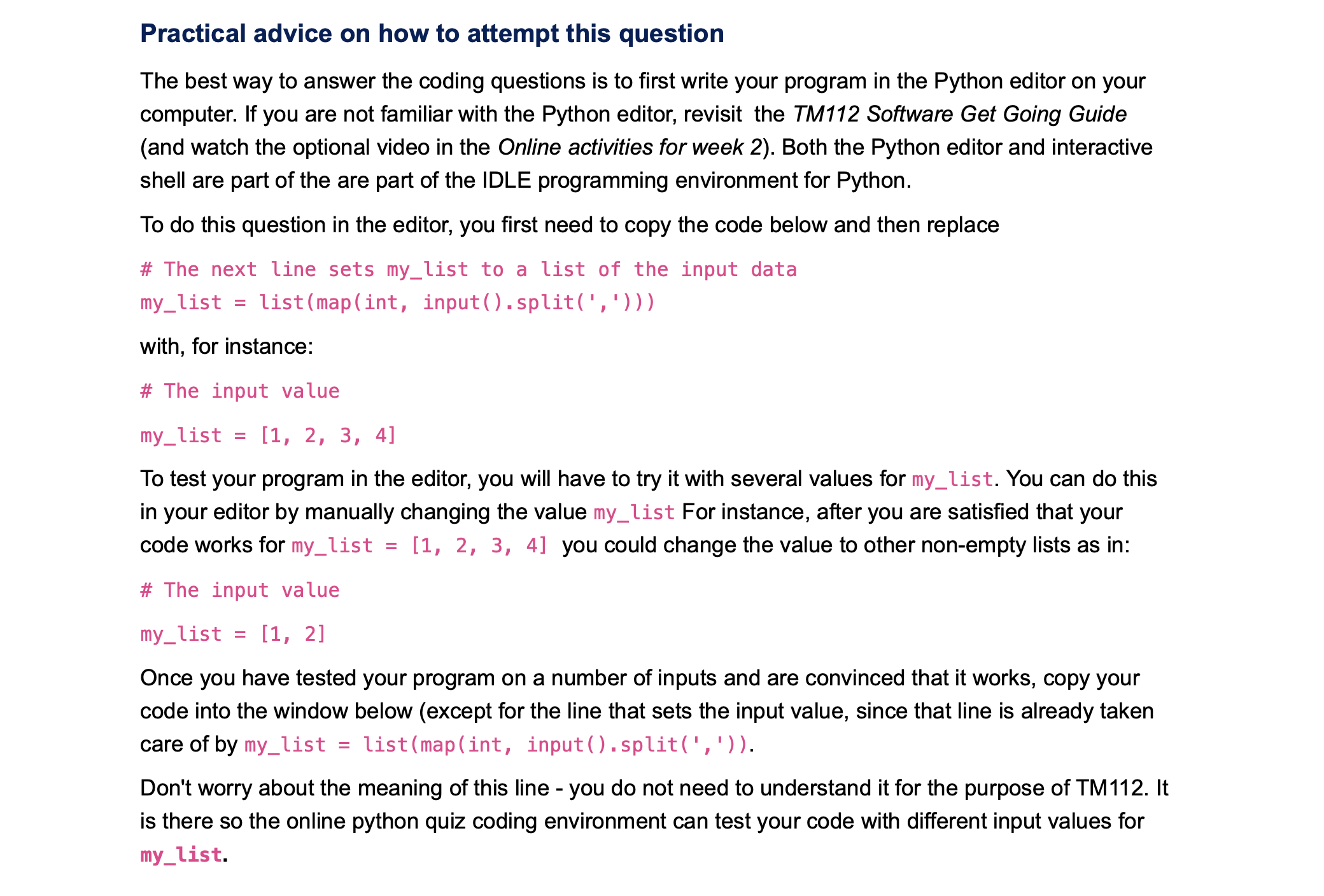 Solved Practical advice on how to attempt this questionThe | Chegg.com