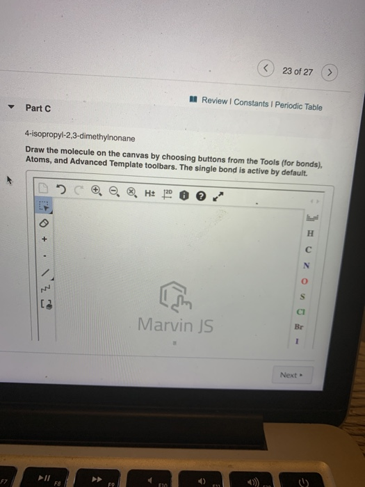 Solved ③ 23 of 27 Review Constants 1 Periodic Table Part C | Chegg.com