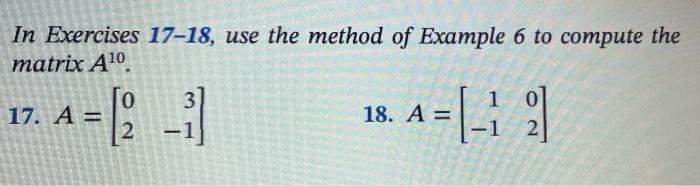 Solved In Exercises 17-18, use the method of Example 6 to | Chegg.com