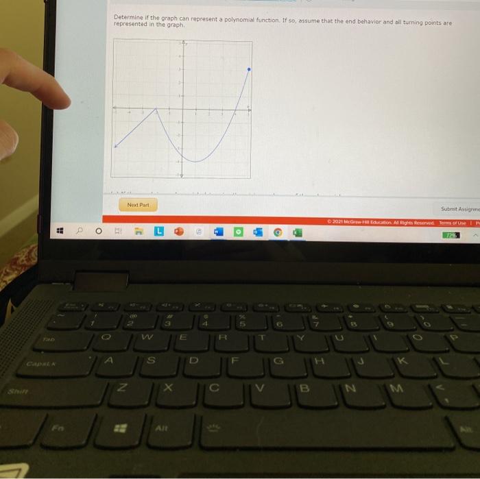 Solved Determine if the graph can represent a polynomial | Chegg.com