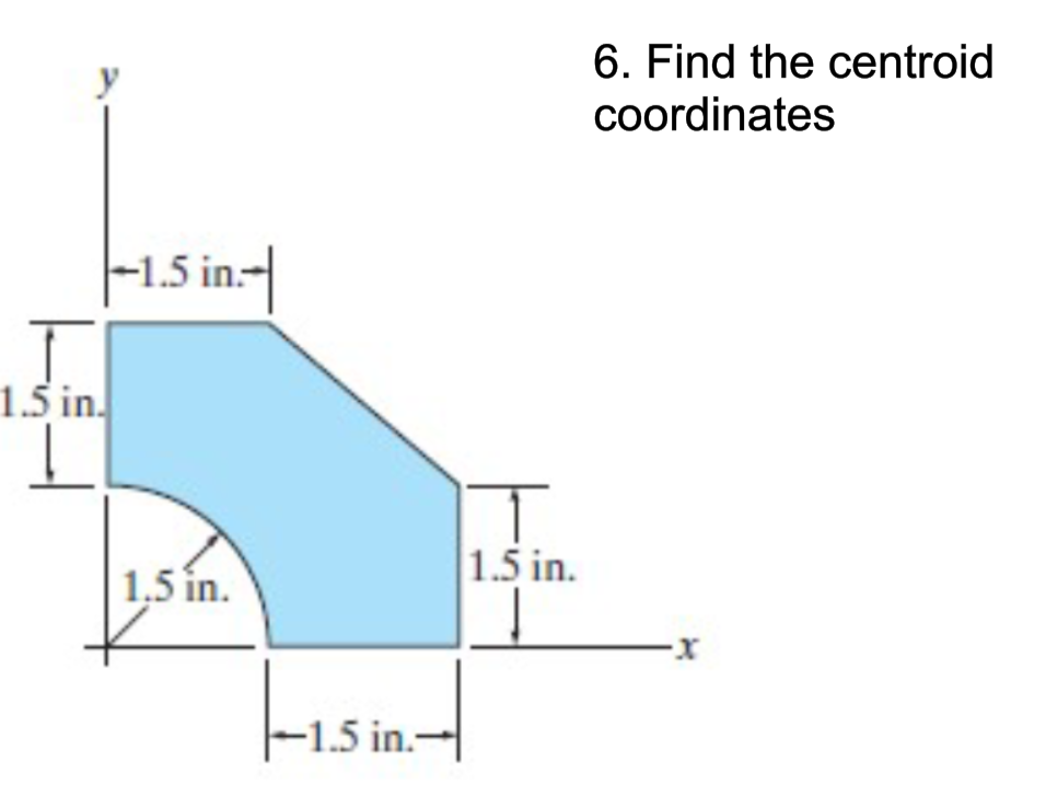 Solved Find the centroid coordinates | Chegg.com